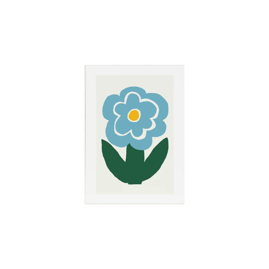 Claire Ritchie Love Bloom Mini Print | Sky | MoB Shop